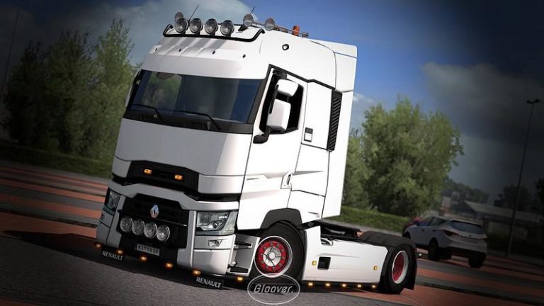 RENAULT T LIGHT IMPROVEMENTS / LOWERED CHASSIS V1.1 TUNING MOD - Euro Truck Simulator 2 Mods ...