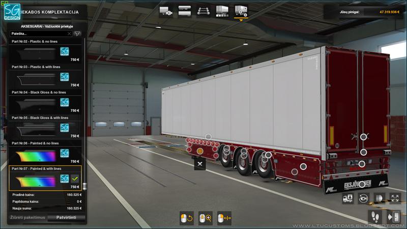SCS TRAILER TUNING PACK v1.7 ETS2 - Euro Truck Simulator 2 Mods | American Truck Simulator Mods