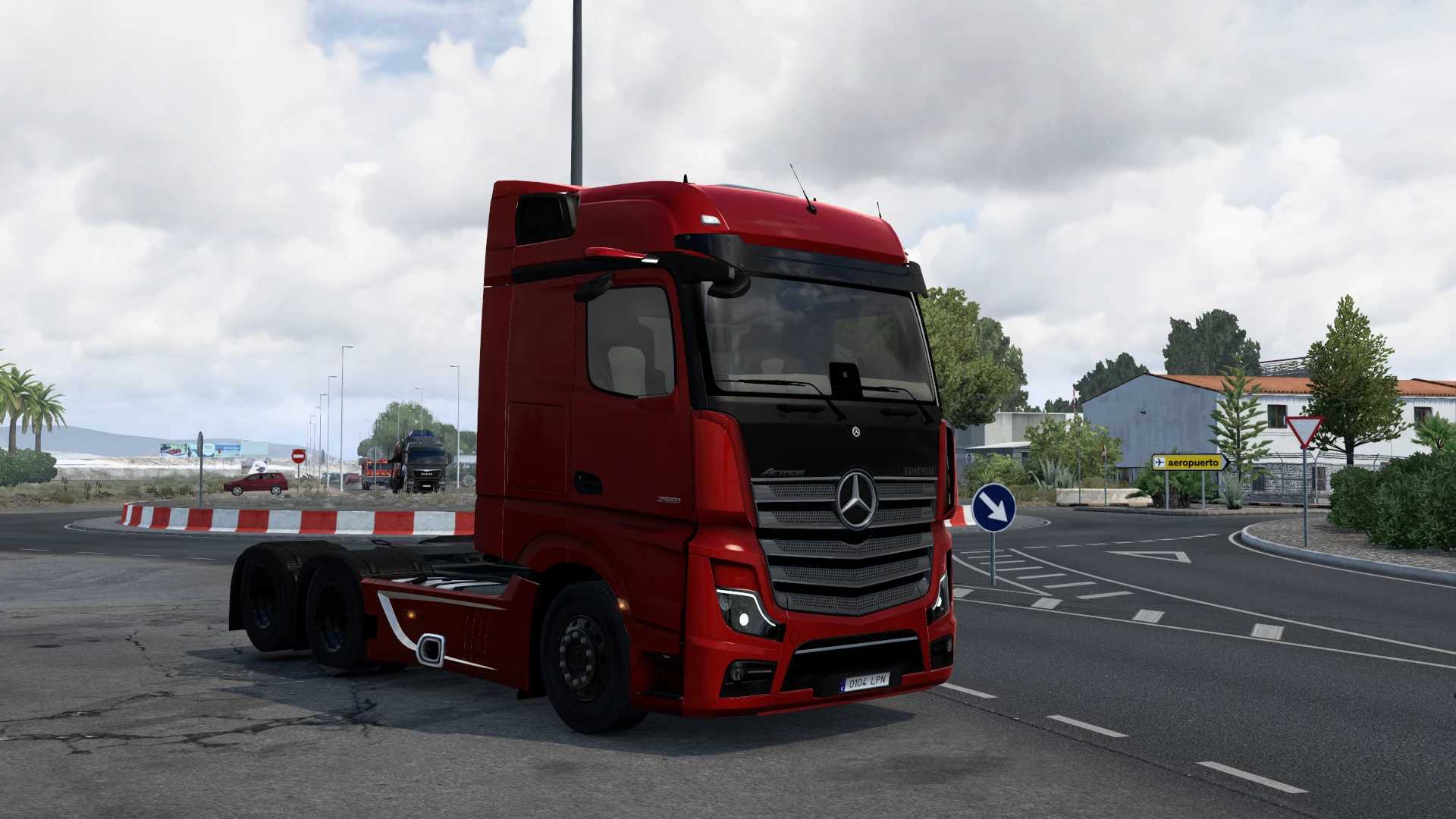Mercedes Benz New Actros 2019 1.44 ETS2 - Euro Truck Simulator 2 Mods | American Truck Simulator ...