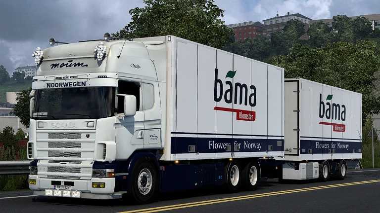 Scania RJL R4 Moum Tandem Skin 1.45 ETS2 - Euro Truck Simulator 2 Mods | American Truck ...