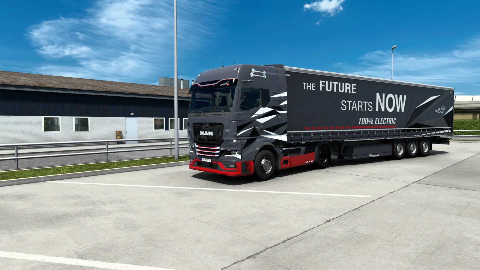 Combo Skin New 2023 MAN TGX eTruck v1.0 ETS2 - Euro Truck Simulator 2 Mods | American Truck ...