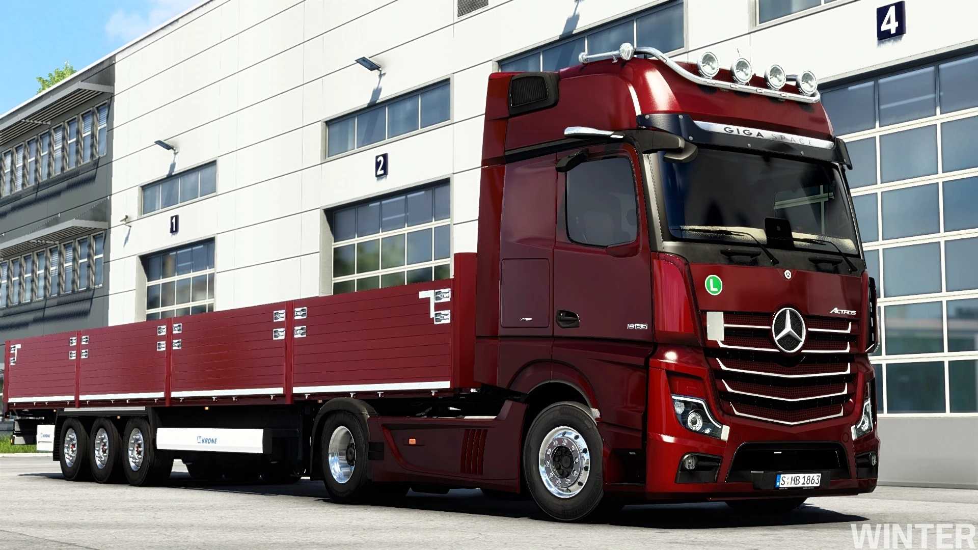 Mercedes Benz New Actros 2019 v1.9 Fix 1.46 ETS2 - Euro Truck Simulator 2 Mods | American Truck ...