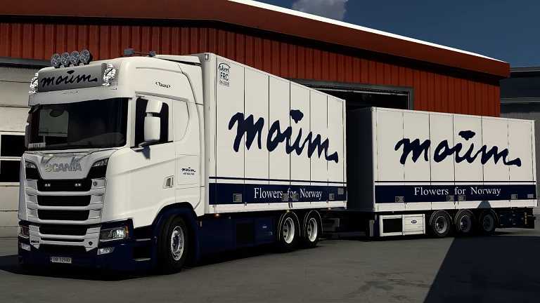 Scania R & S Moum Tandem Skin 1.45 ETS2 - Euro Truck Simulator 2 Mods | American Truck Simulator ...