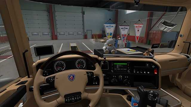 Scania RJL Beige Interior 1.46 ETS2 - Euro Truck Simulator 2 Mods | American Truck Simulator Mods