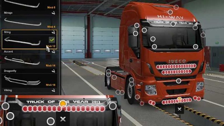 Add slots for Iveco Hi-Way 1.46 ETS2 - Euro Truck Simulator 2 Mods | American Truck Simulator Mods