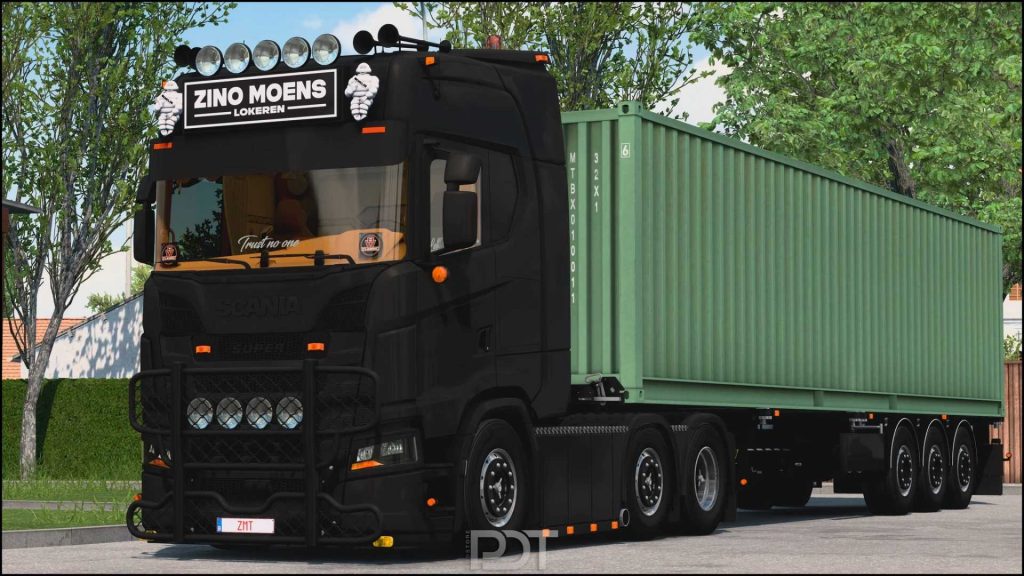 Scania S650 + Trailer Zino Moens Transport 1.46 ETS2 - Euro Truck Simulator 2 Mods | American ...