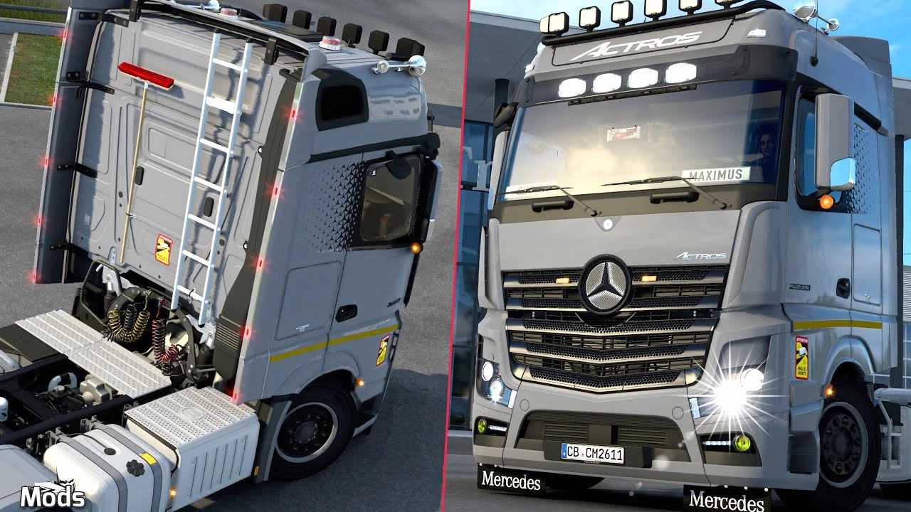 Mercedes-Benz New Actros Update 5 v0.32OB 1.47 ETS2 - Euro Truck Simulator 2 Mods | American ...