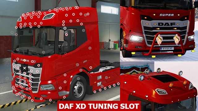 DAF XD Accessory Addon Slots v1.0 1.49 ETS2 - Euro Truck Simulator 2 Mods | American Truck ...