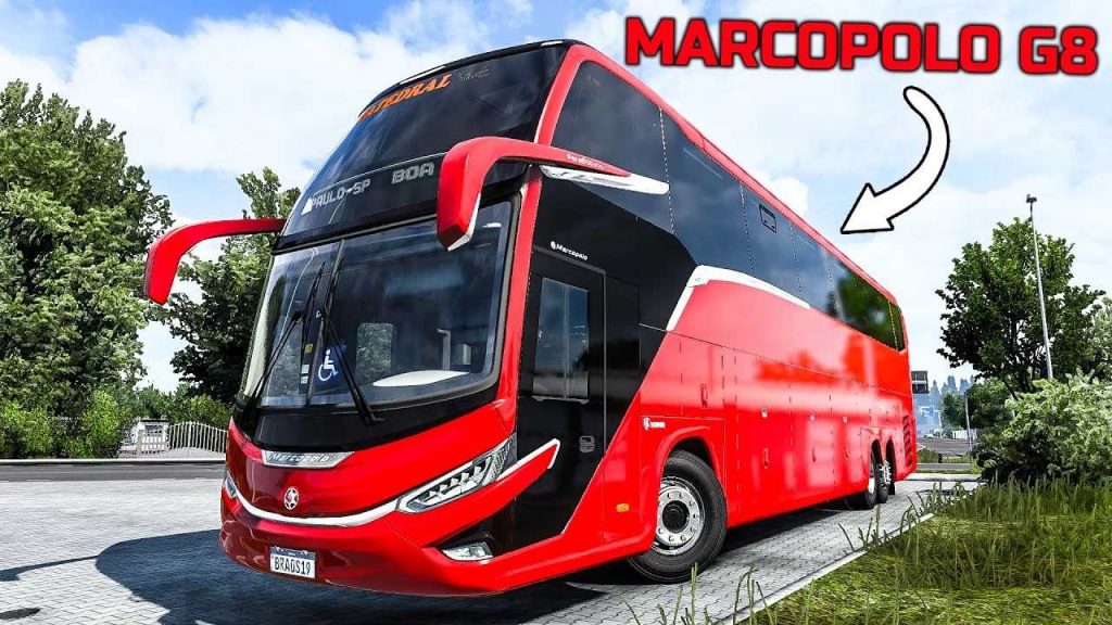 Marcopolo G8 1600 LD Bus + Interior v1.0 1.49.x ETS2 - Euro Truck Simulator 2 Mods | American ...