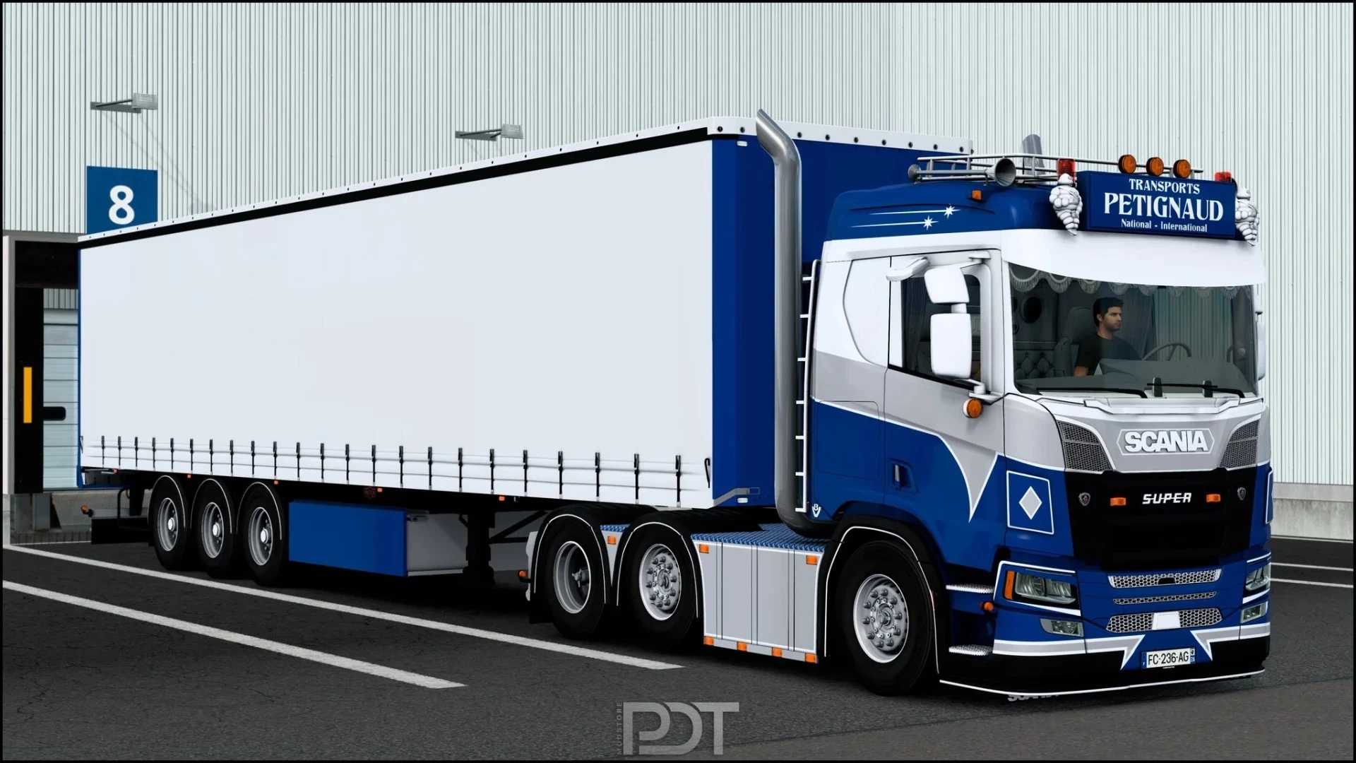Scania R580 Petignaud + Pacton Trailer v1.49 ETS2 - Euro Truck Simulator 2 Mods | American Truck ...