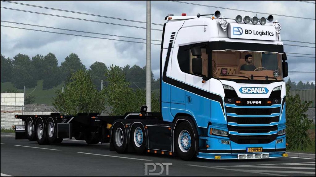Scania 450S + Trailer BD Logistics v2.0 1.49 ETS2 - Euro Truck Simulator 2 Mods | American Truck ...
