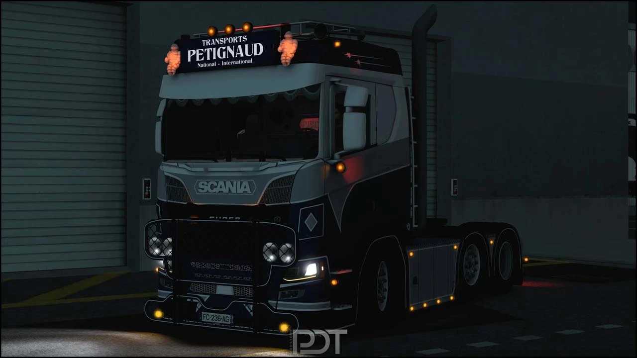Scania R580 + Trailer Petignaud Transports v3.0 1.49 ETS2 - Euro Truck Simulator 2 Mods ...