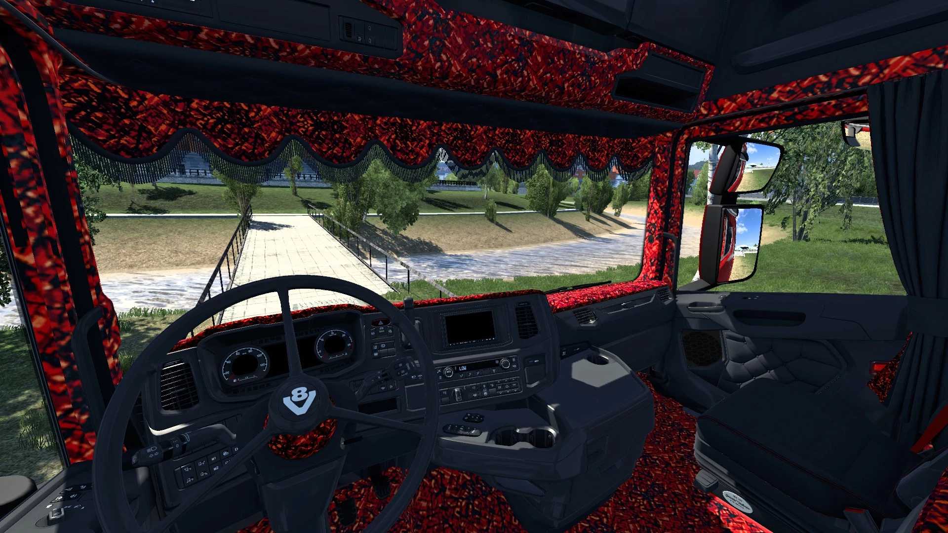 Danish pluche interior v1.0 ETS2 - Euro Truck Simulator 2 Mods | American Truck Simulator Mods