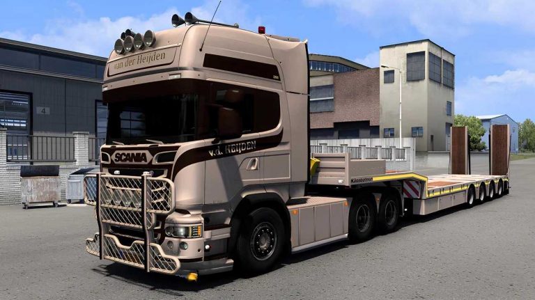 Scania R580 Van der Heijden + trailer v3.2 ETS2 - Euro Truck Simulator 2 Mods | American Truck ...