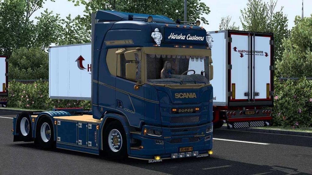 Scania R580s Harsha Customs v1.1 ETS2 - Euro Truck Simulator 2 Mods | American Truck Simulator Mods