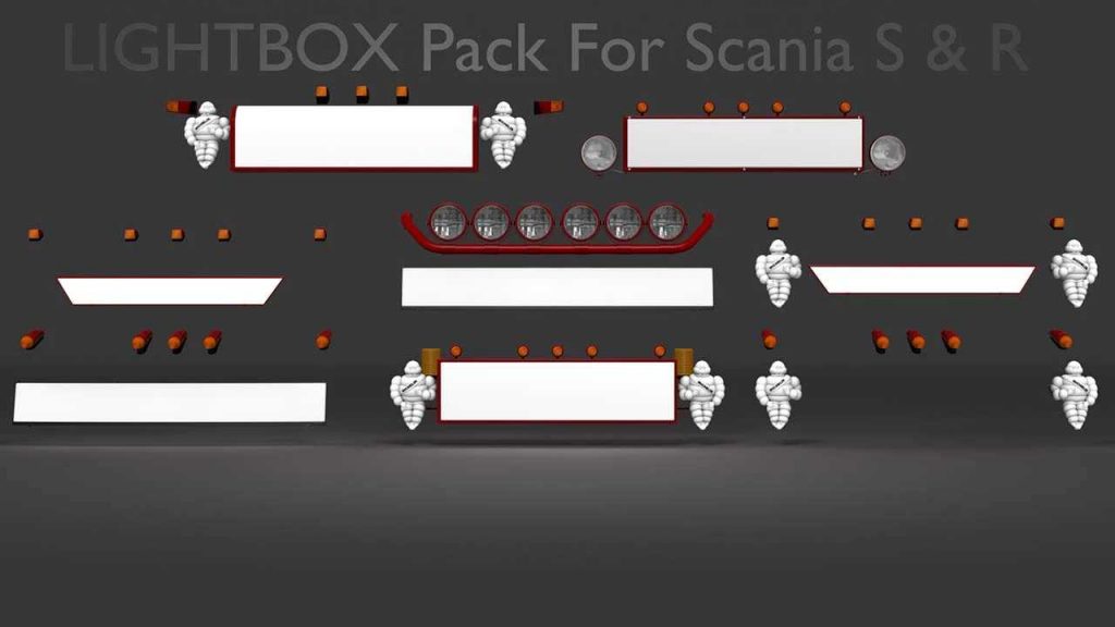 Scania NG S/R Lightbox v1.1 ETS2 - Euro Truck Simulator 2 Mods | American Truck Simulator Mods