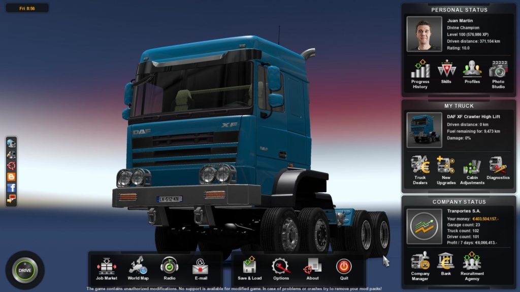 DAF SUV 1.19.X Mod - Euro Truck Simulator 2 Mods | American Truck Simulator Mods