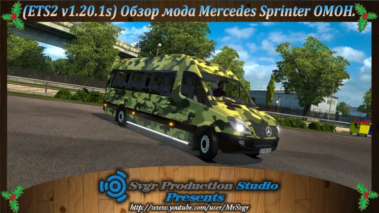 MERCEDES SPRINTER MERCEDES SPRINTER RIOT Mod - Euro Truck Simulator 2 ...