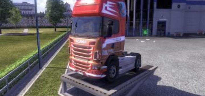 Skin SNT (25 Year) for Volvo FH 2012 SCS ETS2 - Euro Truck Simulator 2 ...