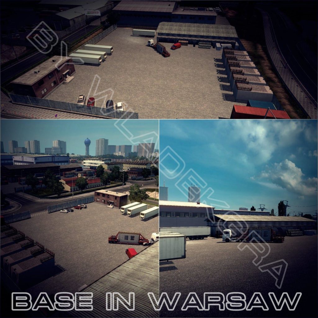 BASE IN WARSAW Map BY WLADEKGRA - Euro Truck Simulator 2 Mods ...