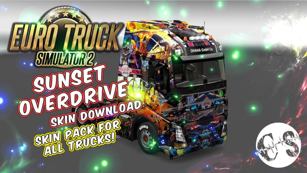 SUNSET OVERDRIVE SKIN PACK FOR ALL TRUCKS ETS2 - Euro Truck Simulator 2 ...
