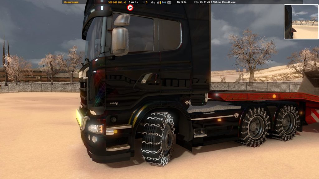 WHEELS WITH CHAINS 1.22 Mod - Euro Truck Simulator 2 Mods | American ...