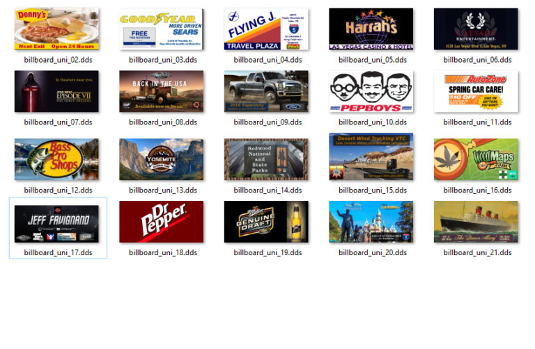 Billboard Signs ATS - Euro Truck Simulator 2 Mods | American Truck ...
