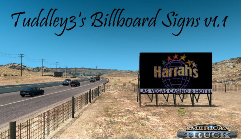 Billboard Signs v 1.1 Mod - Euro Truck Simulator 2 Mods | American ...
