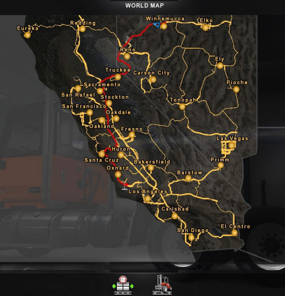 Satellite Image Background for the Map ATS - Euro Truck Simulator 2 ...