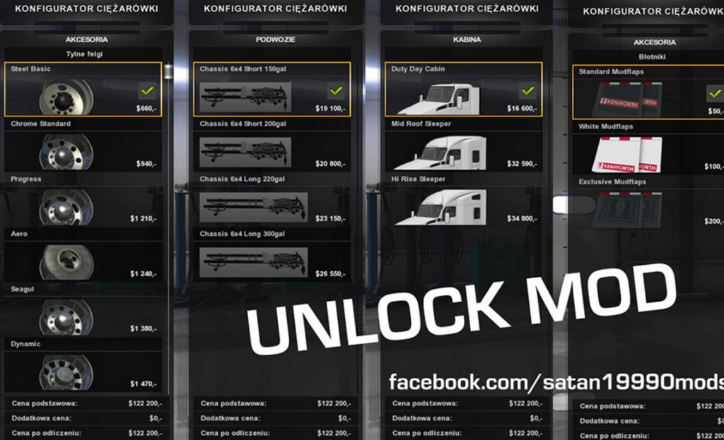 Unlock v 1.0 for ATS - Euro Truck Simulator 2 Mods | American Truck ...