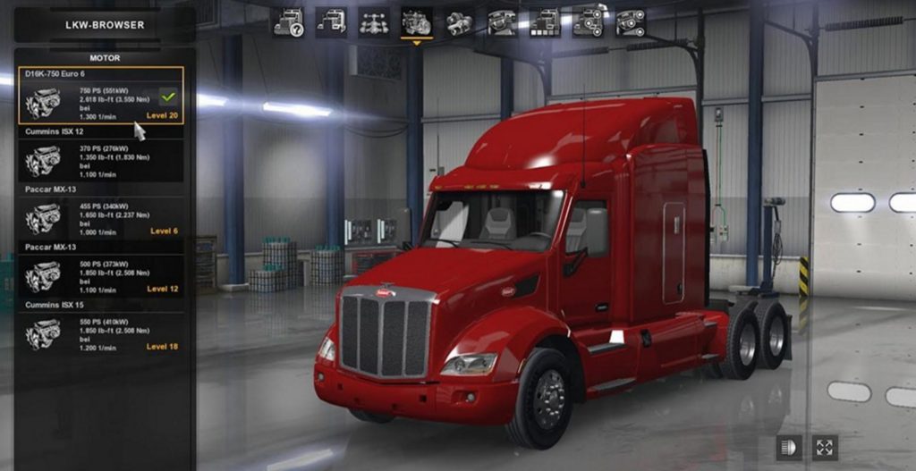 Volvo D16K Engines for T680 & 579 Trucks for ATS - Euro Truck Simulator ...