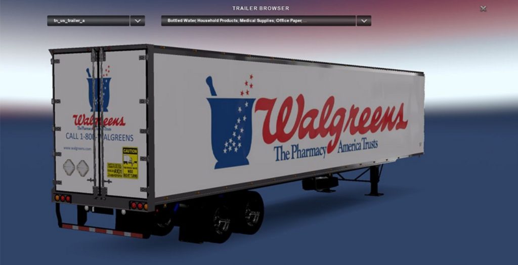 DC-Walgreens for Trailer - Euro Truck Simulator 2 Mods | American Truck ...