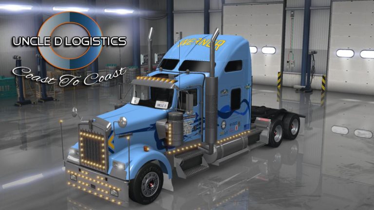 UNCLE D LOGISTICS WERNER TRUCKING KENWORTH W900 MOD Mod - Euro Truck ...