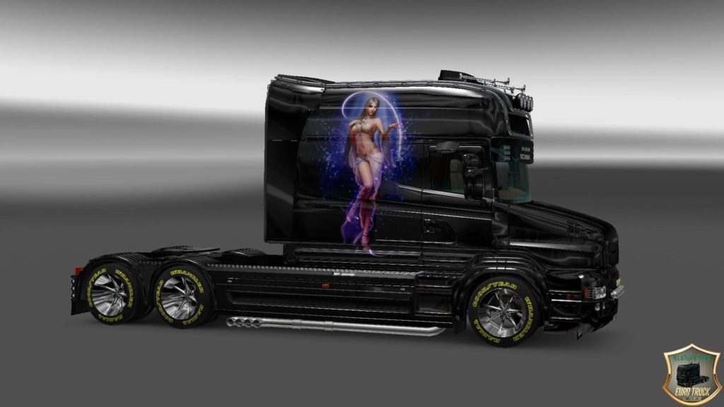 SCANIA T LONGLINE GIRL SKIN Mod - Euro Truck Simulator 2 Mods ...
