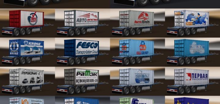 Shipping Container Cargo Pack v2.3 by Satyanwesi 1.40 ETS2 - Euro Truck ...