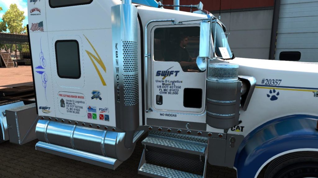 SWIFT TRANSPORTATION KENWORTH W900 [UPDATED] MOD for ATS - Euro Truck ...