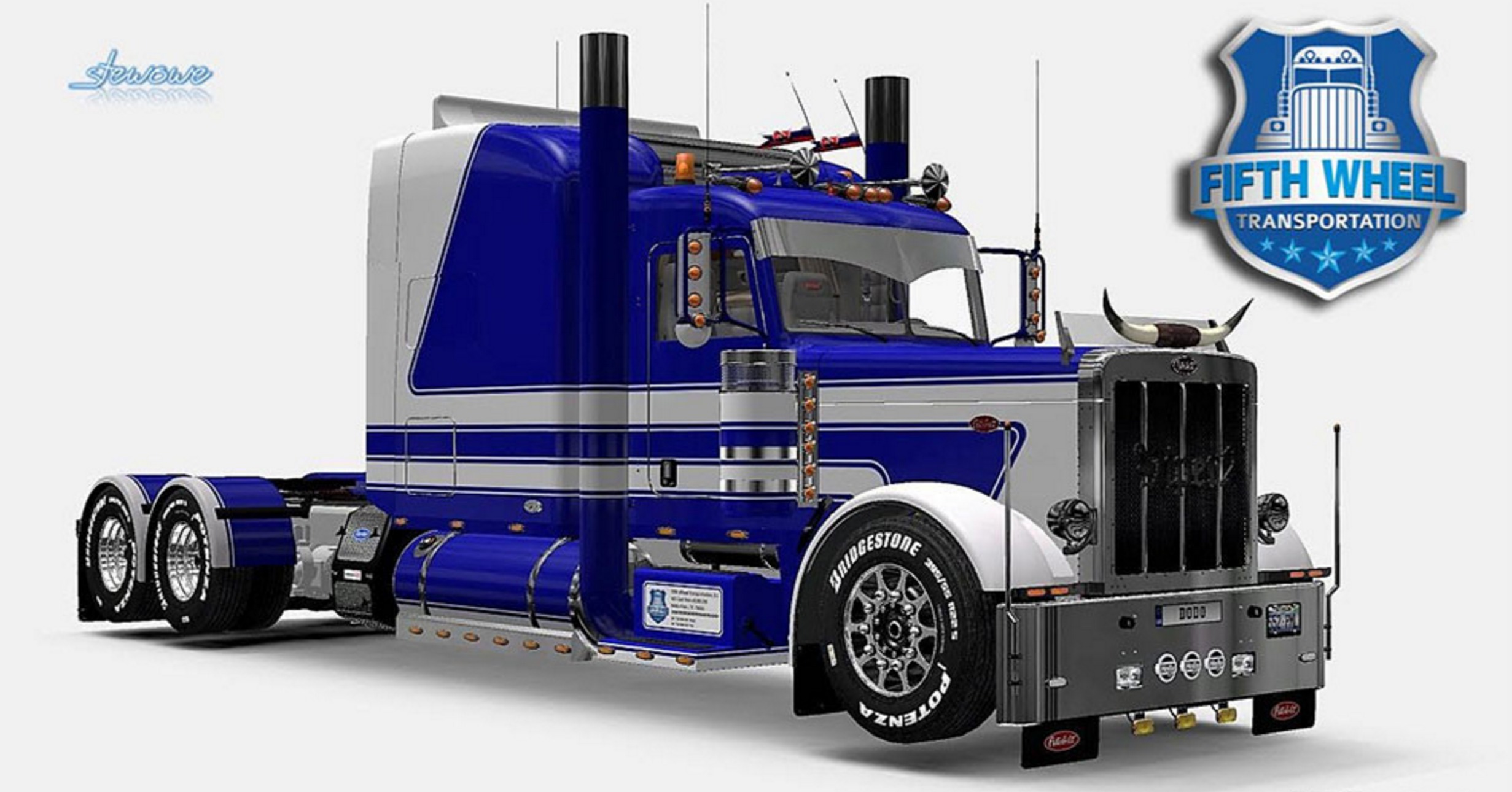 Peterbilt 389 Fifth Wheel Transportation for ATS - Euro Truck Simulator ...