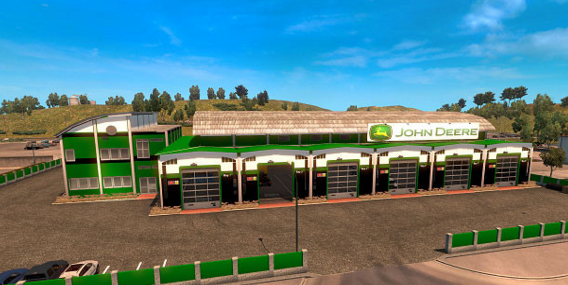 John Deere Garage for ATS - Euro Truck Simulator 2 Mods | American ...