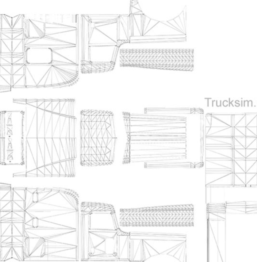 SCS Peterbilt 389 Skinning Template for ATS - Euro Truck Simulator 2 ...