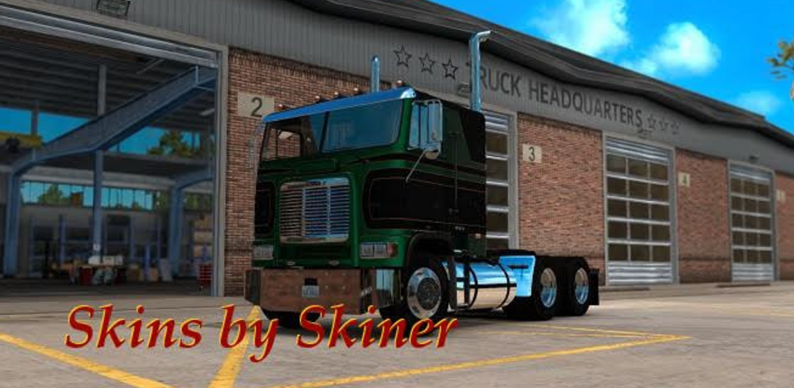 Freightliner FLB edit by AlexeyP Pure Vintage Skin ATS for ATS - Euro ...