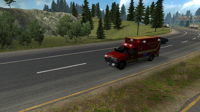 EMERGENCY VEHICLES USA TRAFFIC (1.6) ATS Mod - Euro Truck Simulator 2 ...