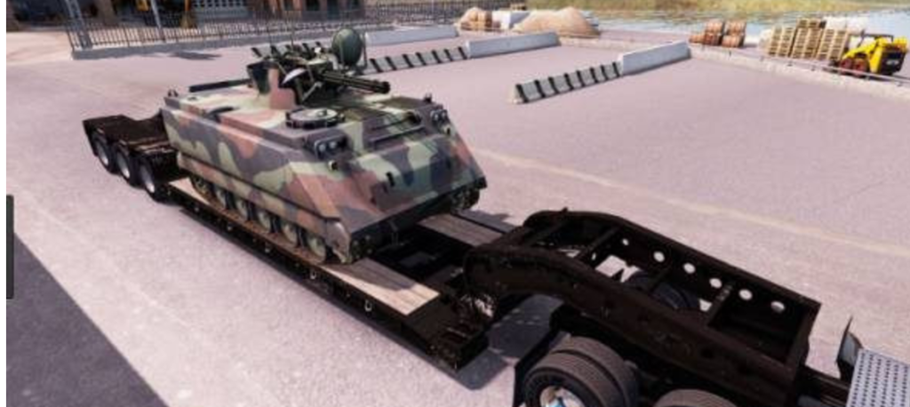 Semitrailers with military equipment v1.0.1 Mod - Euro Truck Simulator ...
