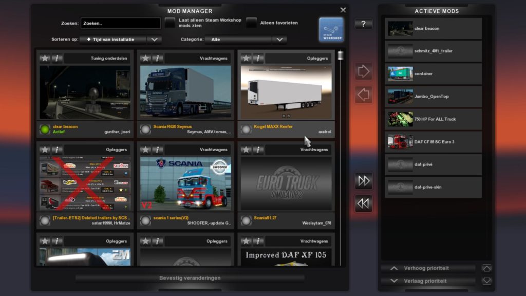 CLEAR BEACON 1.27.X TUNING MOD - Euro Truck Simulator 2 Mods | American ...