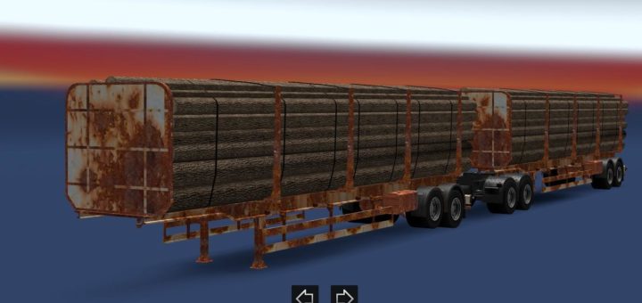 Ownable Log Trailer Fliegl 1.39 ETS2 - Euro Truck Simulator 2 Mods ...
