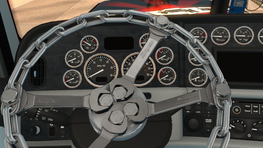 HARVEN'S CHAIN STEERING WHEEL V1.0 TUNING MOD - Euro Truck Simulator 2 ...