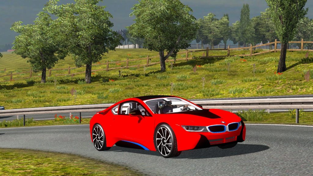 BMW I8 + INTERIOR V3.0 (1.28.X) CAR MOD - Euro Truck Simulator 2 Mods ...