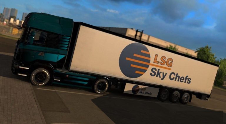 LSG SKY CHEFS TRAILER V1.0 ETS2 - Euro Truck Simulator 2 Mods | American Truck Simulator Mods