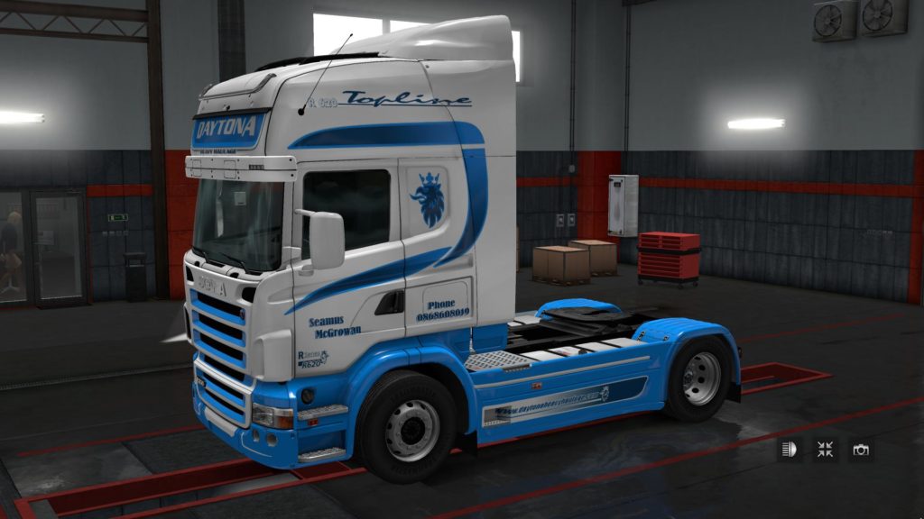 SKIN PACK DAYTONA HEAVY HAULAGE FOR SCANIA (RJL) 1.28.X ETS2 - Euro ...