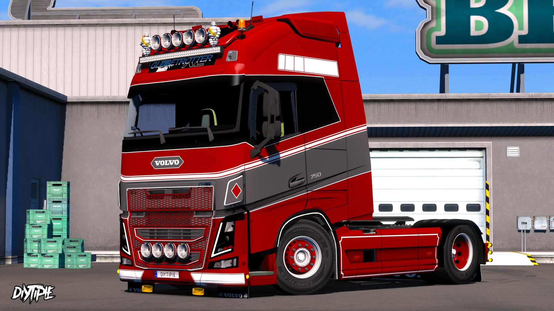 SKIN ROLING FOR VOLVO FH16 2013 (OHAHA) 1.28 ETS2 - Euro Truck ...
