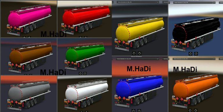COLOR FOR FUEL TANK TRAILER V1.0 ETS2 - Euro Truck Simulator 2 Mods ...